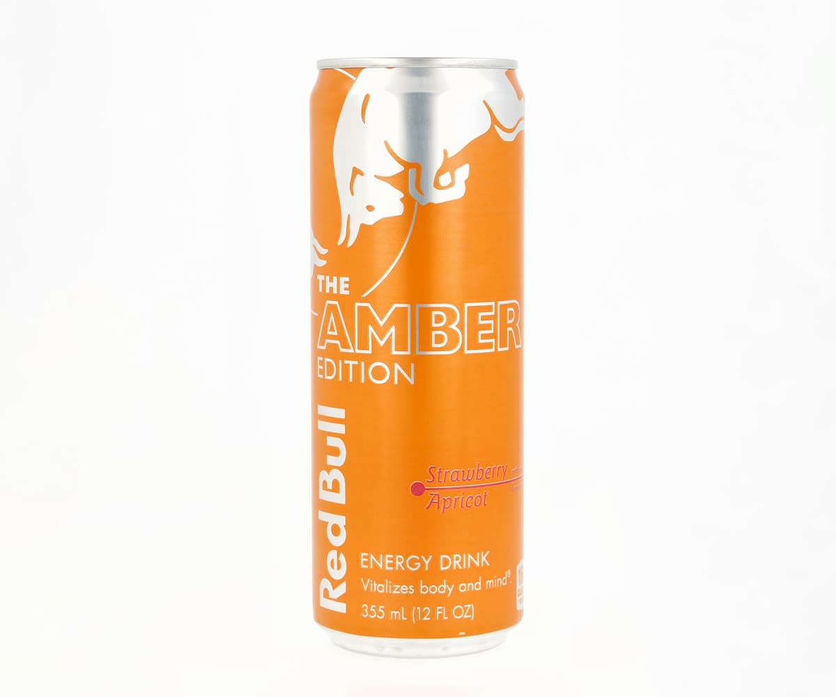 We tasted Red Bull The Amber Edition: Strawberry Apricot | Drinked