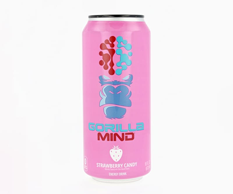 Gorilla Mind Strawberry Candy Energy Drink - Tasted + Reviewed | Drinked